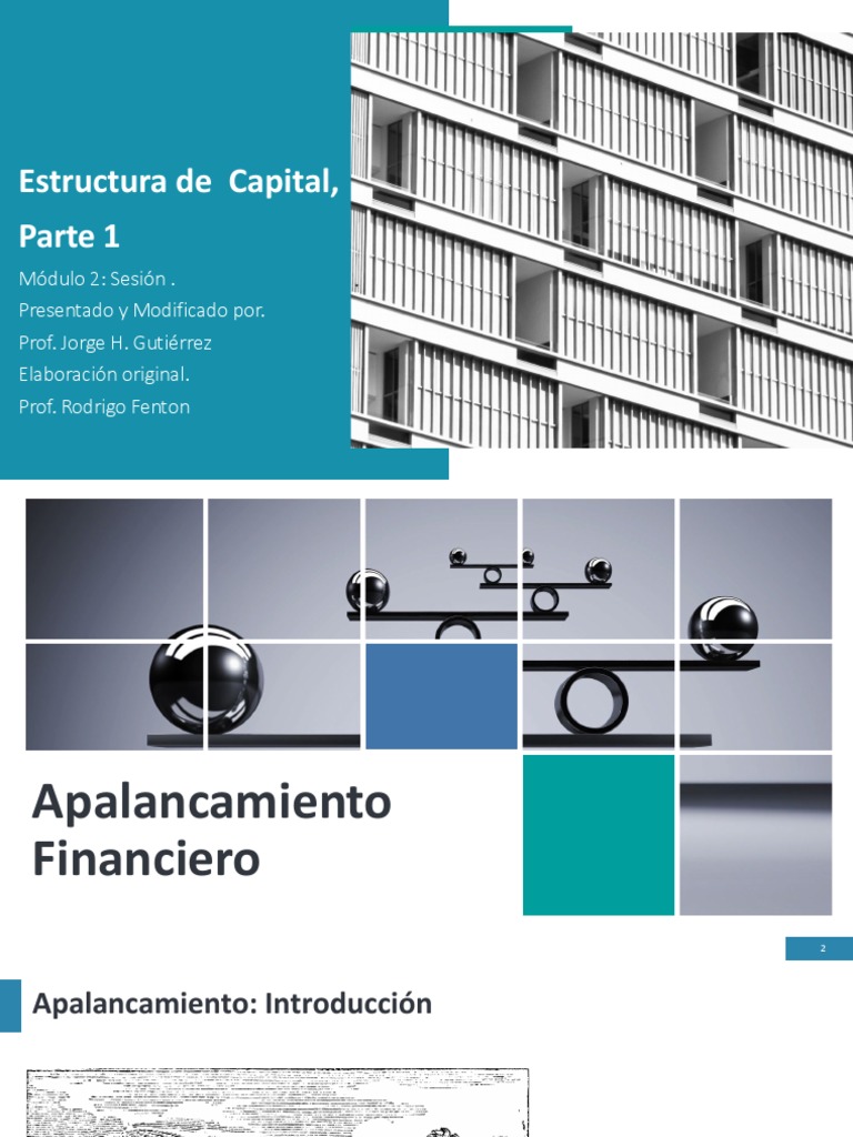 Estructura de Capital, P 1 JHGL | PDF | Apalancamiento (Finanzas) | Business