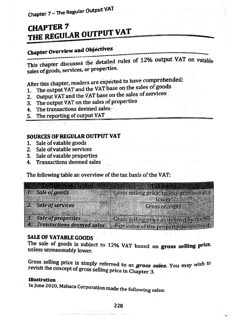 C7 Regular Vat | PDF