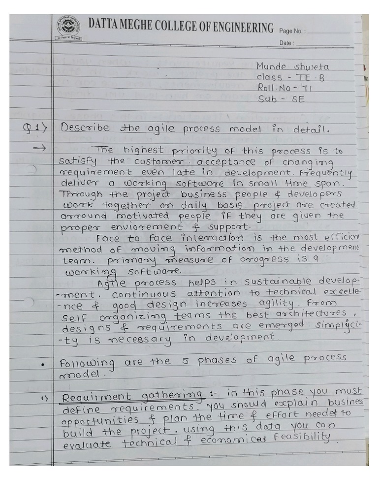 SE Assignment 1 | PDF