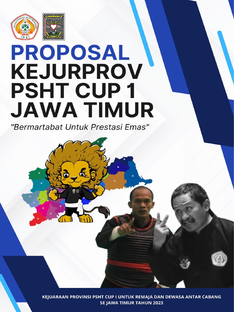 new 11 PROPOSAL KEJURPROV PSHT CUP 1 JAWA TIMUR | PDF