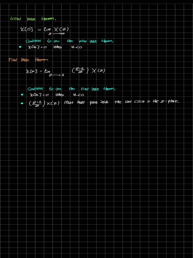 Initial Value Theorem And Final Value Theorem230613155553 Pdf 
