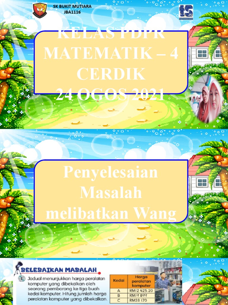 Penyelesaian Masalah Wang Thn 4 | PDF