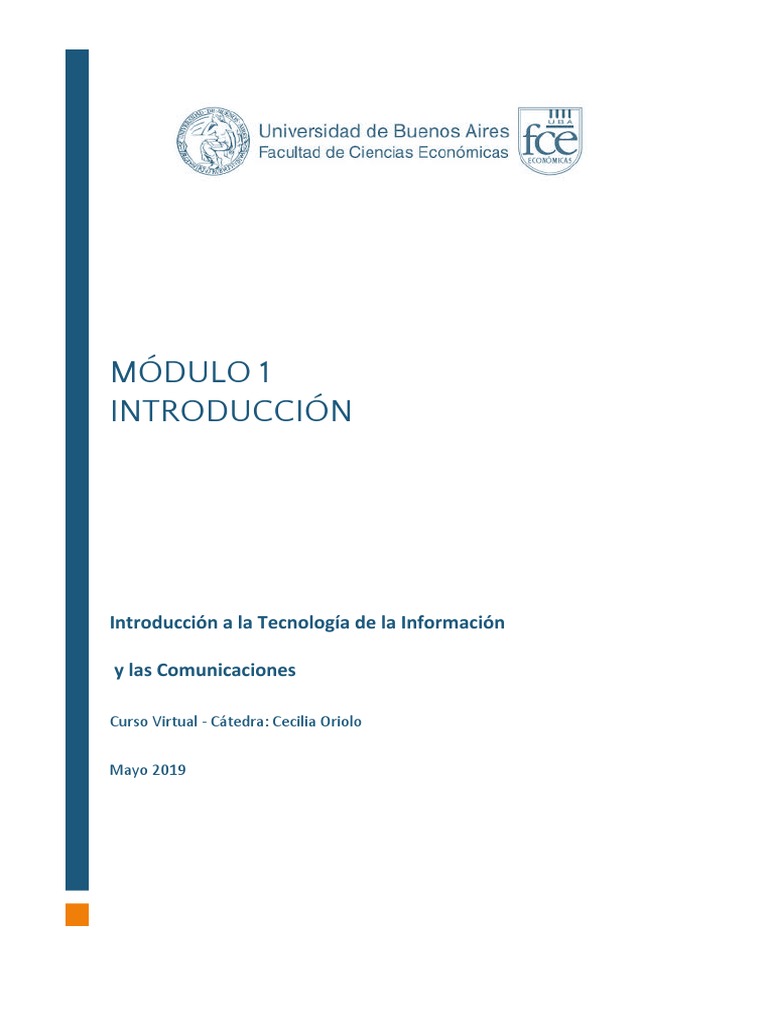 ITIC - Módulo 1 - Introducción | PDF | Experiencia | Software de la aplicacion