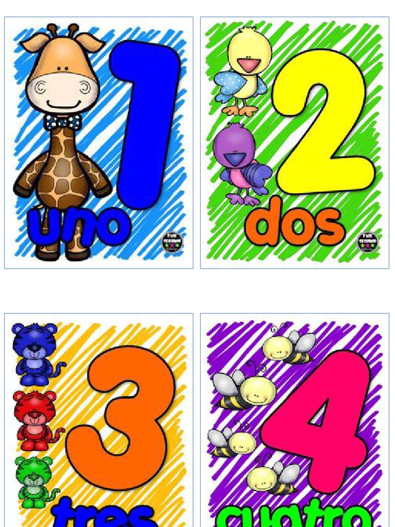 Numeros 1-20 Español | PDF