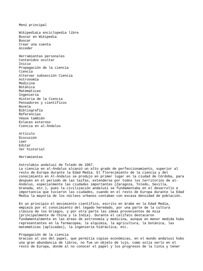 Ciencia en al-Ándalus | PDF | Al Andalus | Science