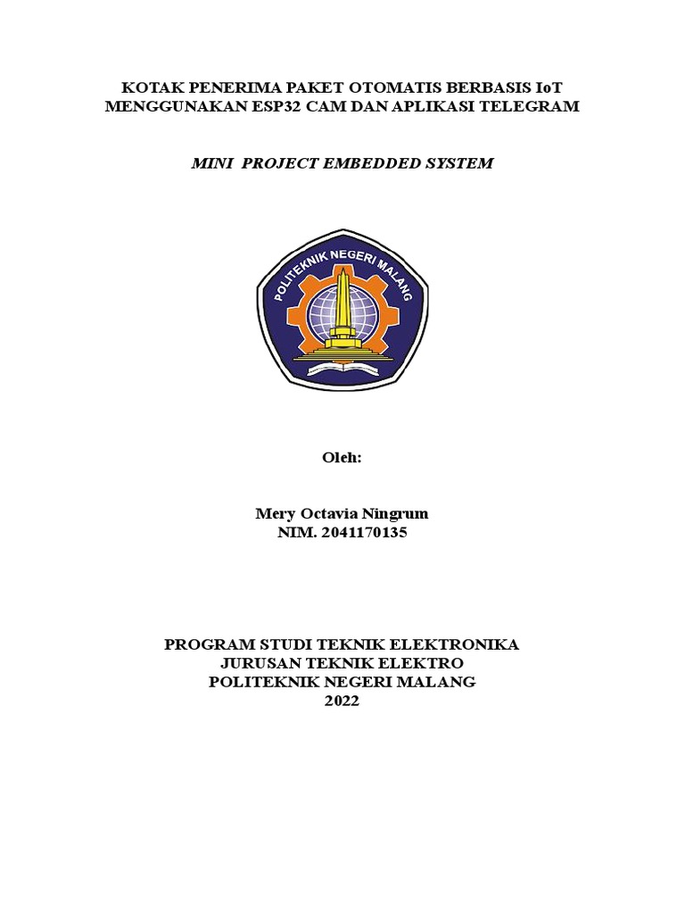 Kotak Paket Otomatis IoT dengan ESP32-CAM | PDF