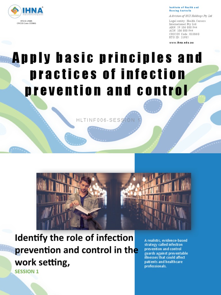 Identify The Role of Infection Prevention and Control in The Work ...