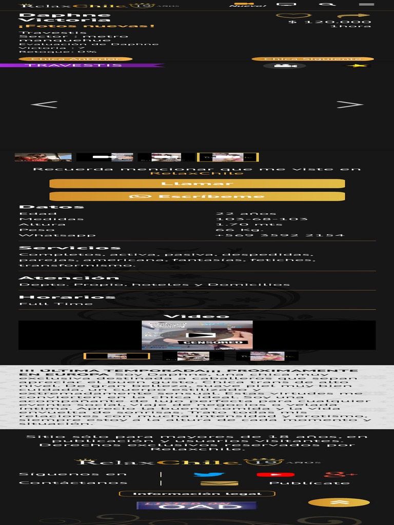 Daphne Victoria - Relaxchile - CL | PDF