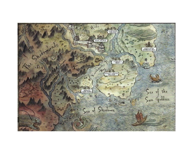 Adventures in Rokugan - Storm Eel's Rest - Region Map - Landscaped | PDF