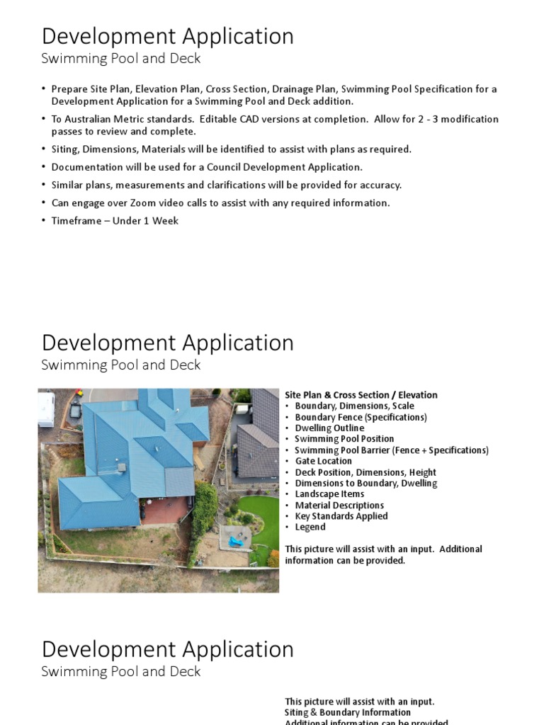 Swimming Pool Brief | PDF