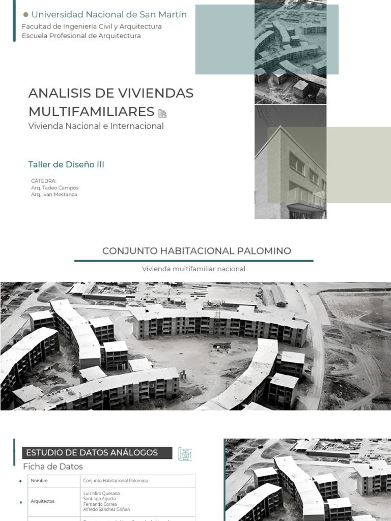 Analisis de Viviendas Multifamiliares - Taller III | PDF | Comedor | Lima