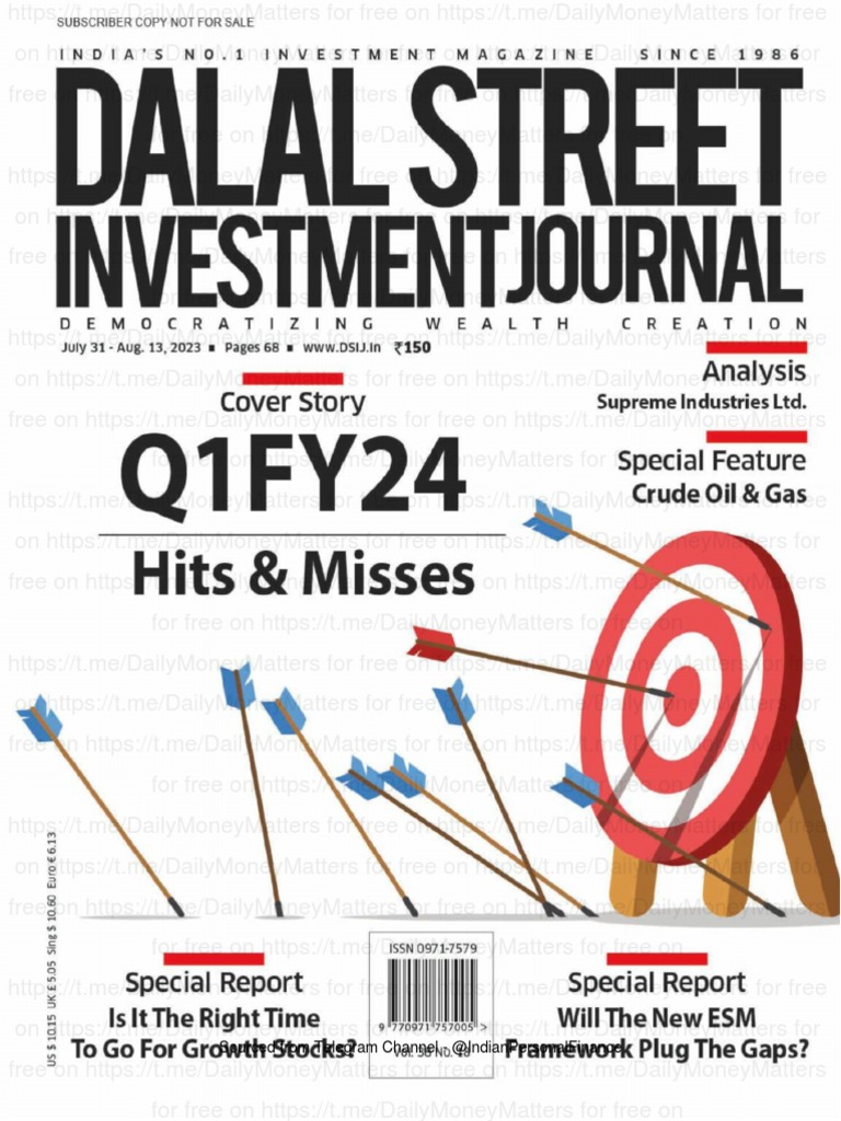 Dalal Street Investment Journal Magazine - July 31 2023 | PDF