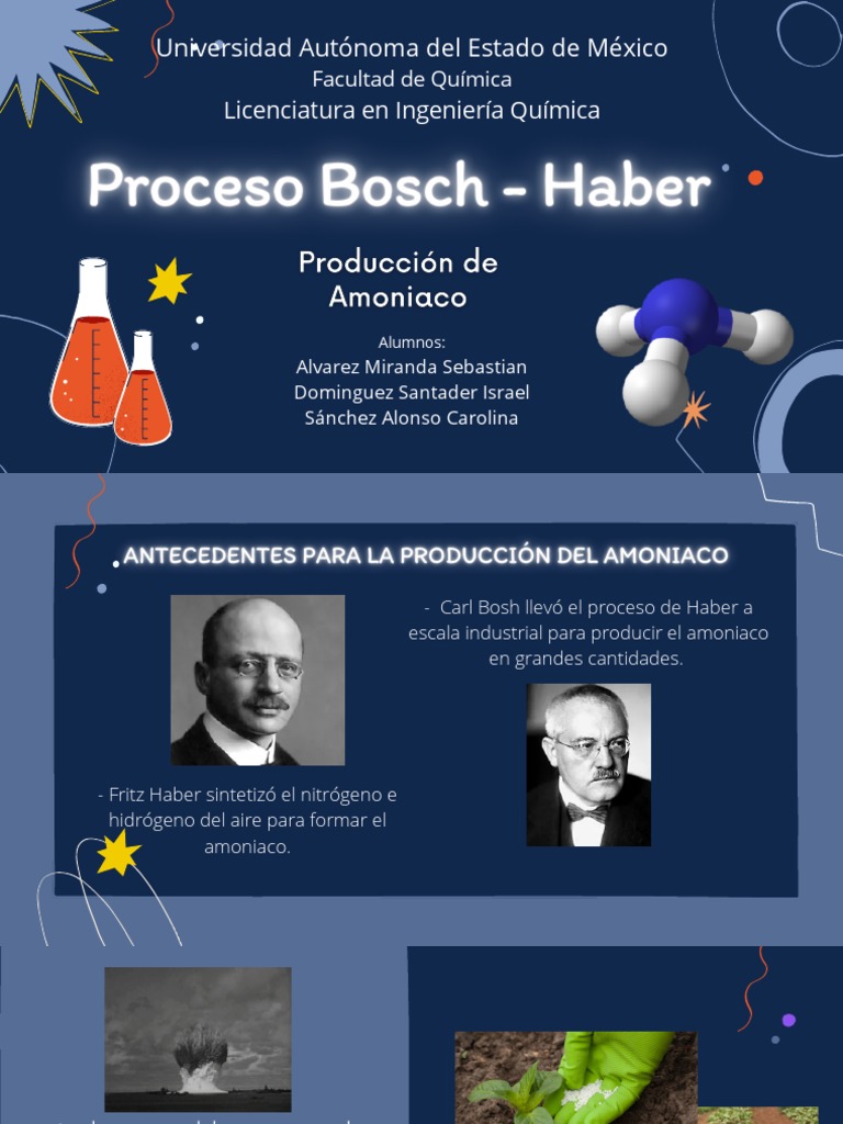 Proceso Bosh-Haber - Química Inorgánica | PDF | Amoníaco | Fertilizante Proceso Bosh-Haber - Química Inorgánica | PDF | Amoníaco | Fertilizante