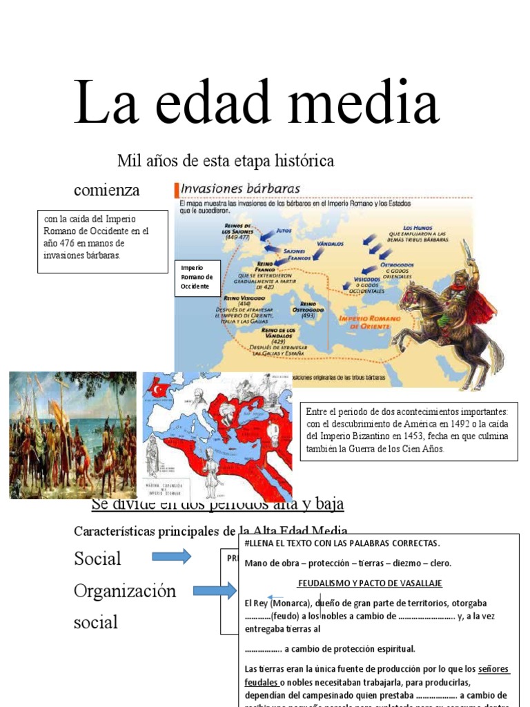 La Alta Edad Media Trabajo Practico. | PDF | Edades medias | Feudalismo