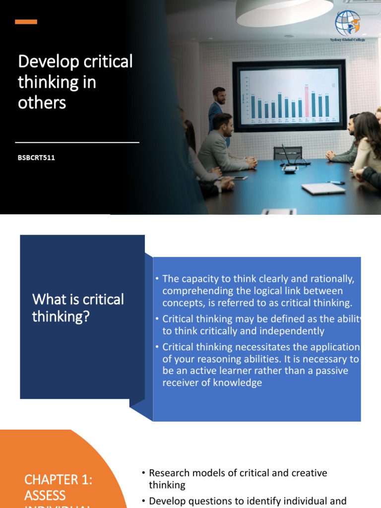 BSBCRT511 Presentation | PDF | Critical Thinking | Thought