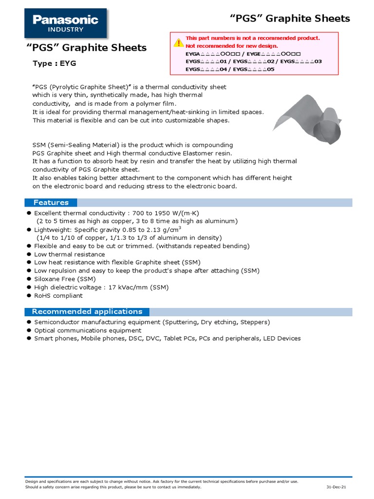 PGS Data Sheet | Download Free PDF | Electrical Resistivity And ...