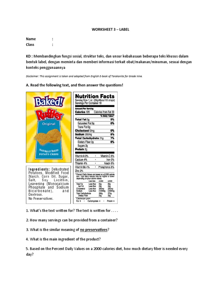 Worksheet 3 Pdf