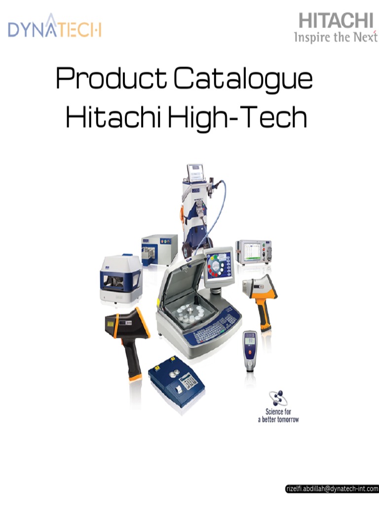 Product Catalogue Hitachi High-Tech | PDF | Printed Circuit Board | Spectrometer