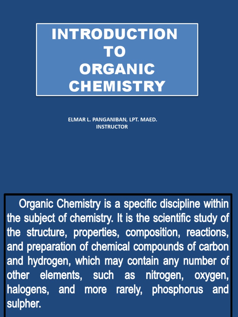 Introduction To Organic Chemistry | PDF | Hydrocarbons | Aromaticity