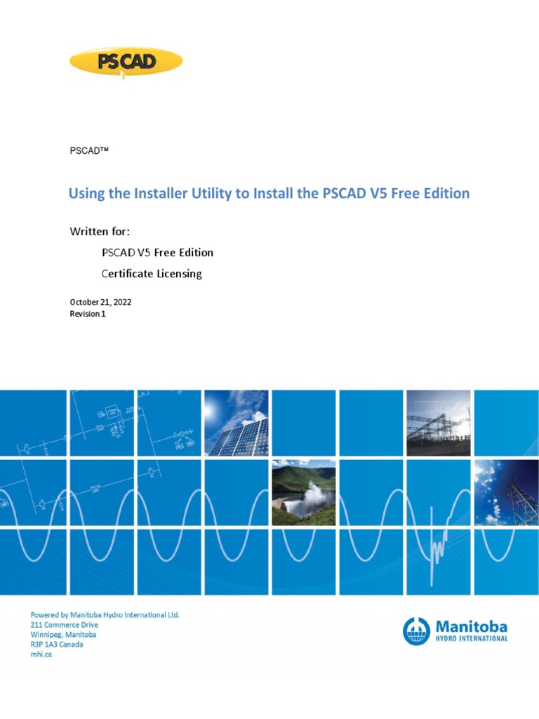 Using The Installer - PSCAD V5 Free Edition-1 | PDF | Installation (Computer Programs) | Zip ...