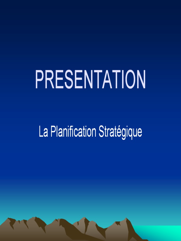 Planification Stratégique Efficace | PDF | Gestion stratégique | Business