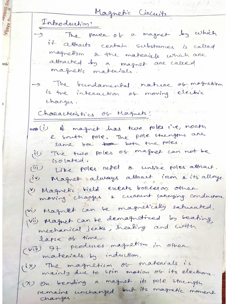 Magnetic Circuit | PDF