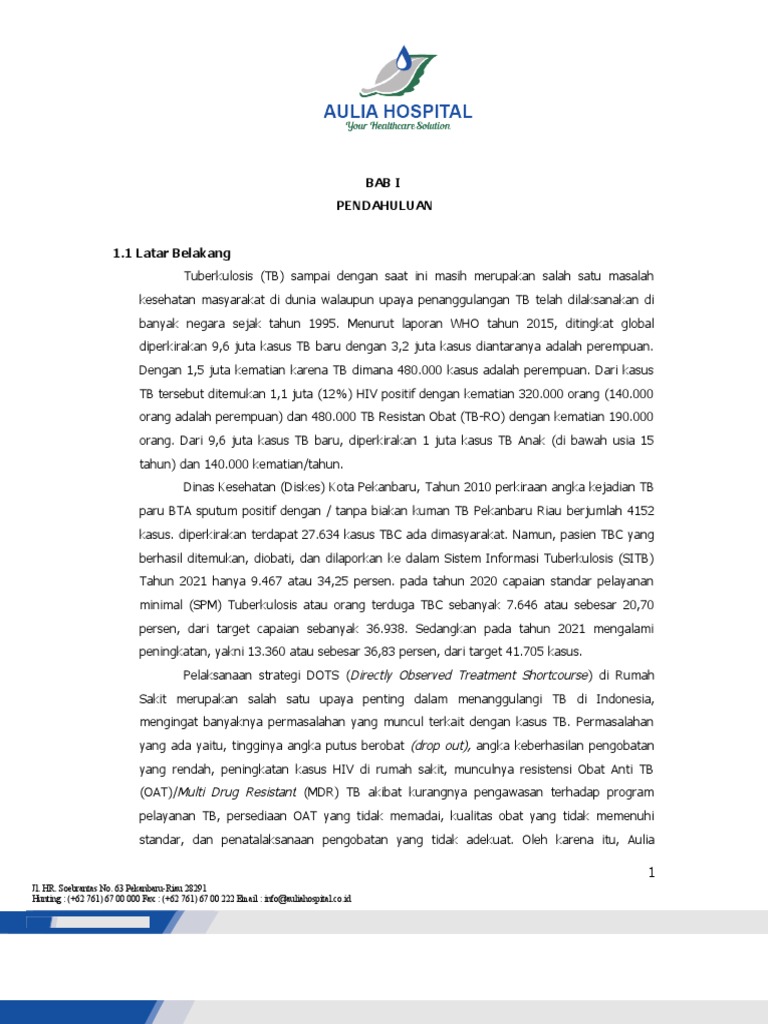 Program Kerja TB 2023 | PDF