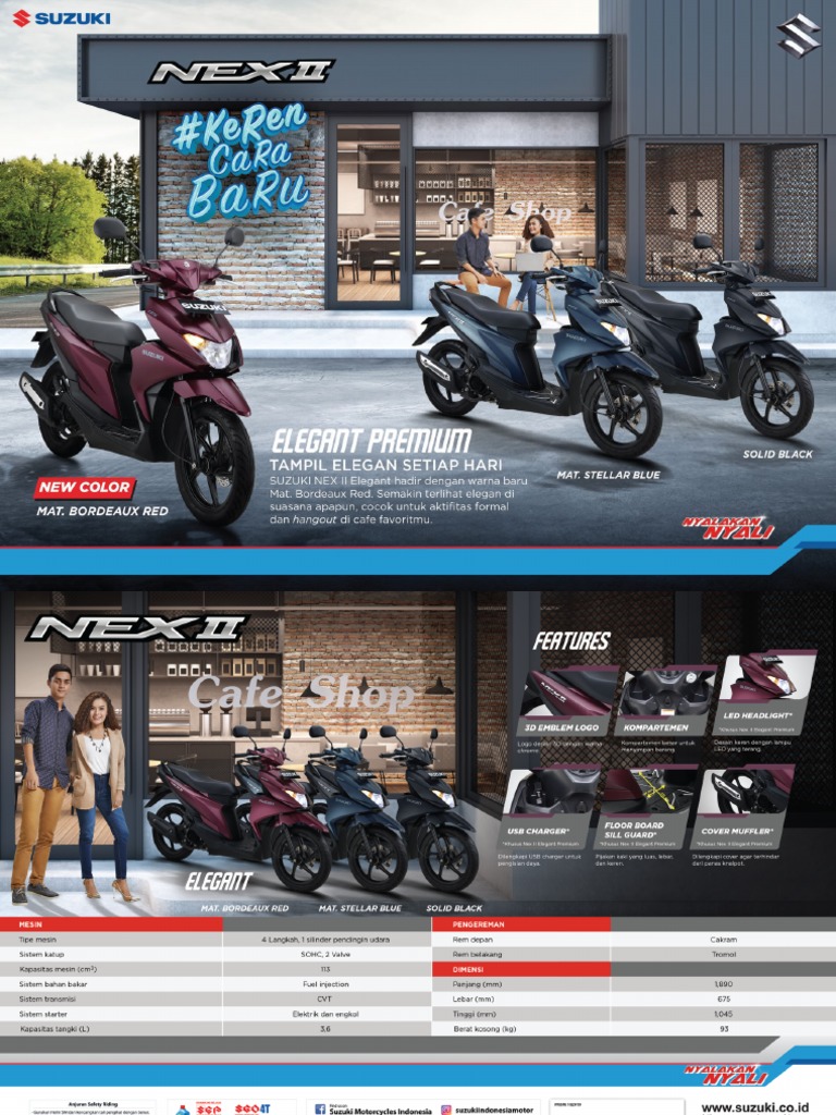 Suzuki Nex II Elegant | PDF