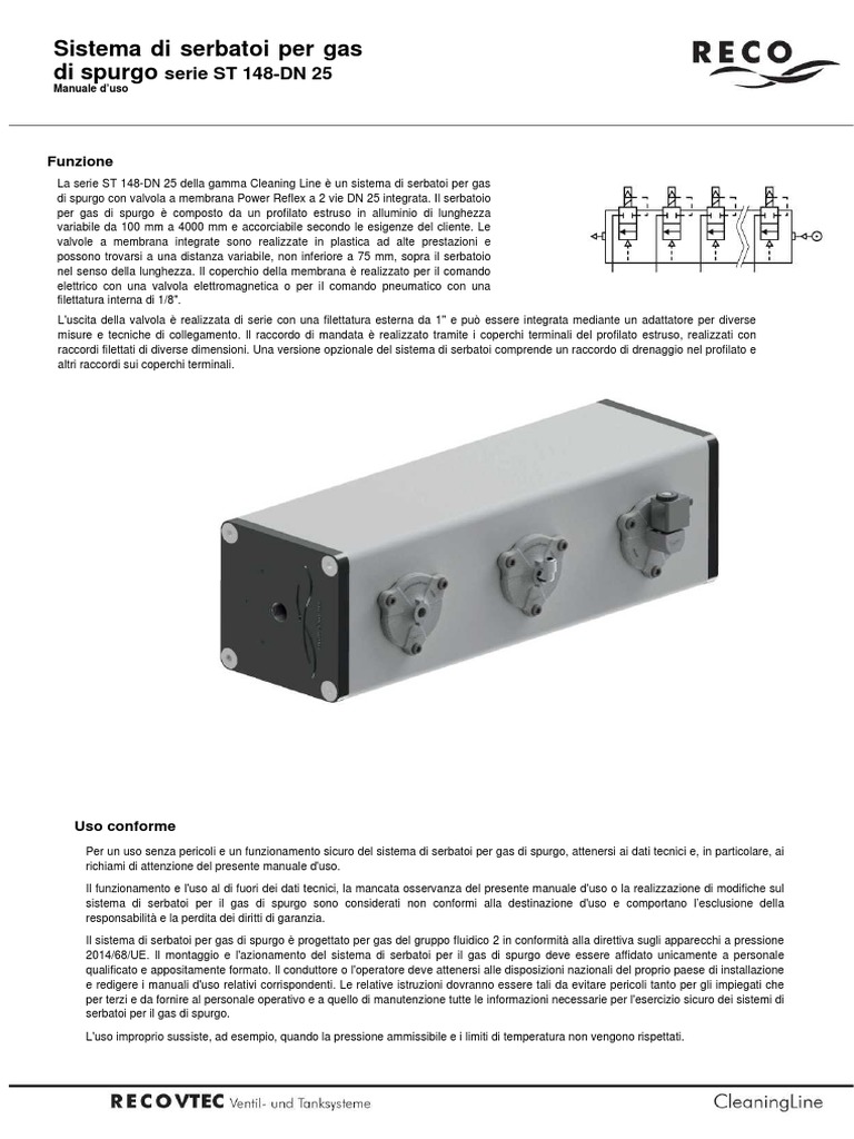 Compressed Air Reservoir ST148 | PDF