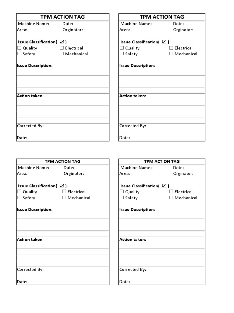TPM Action Tag | PDF | Systems Theory | Systems Science