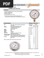 Pressure Gauge - Cataloge - GIC | PDF | Pressure | Pressure Measurement