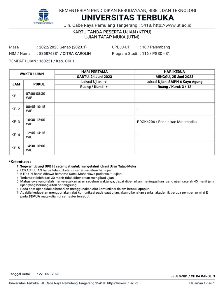 Ktpu 2023 | PDF