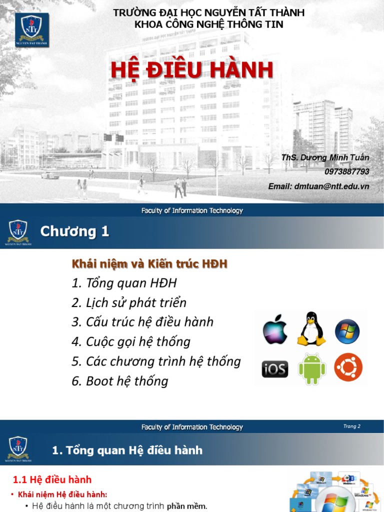 C1-Tong Quan He Dieu Hanh | PDF