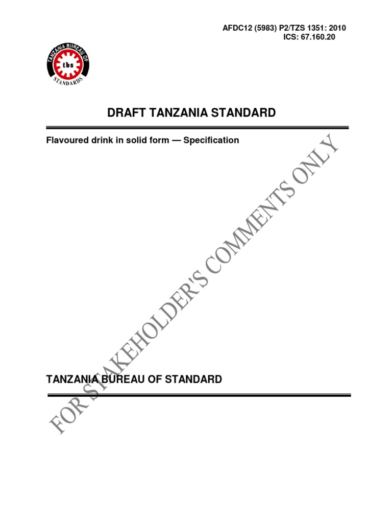 TBS Standards | PDF