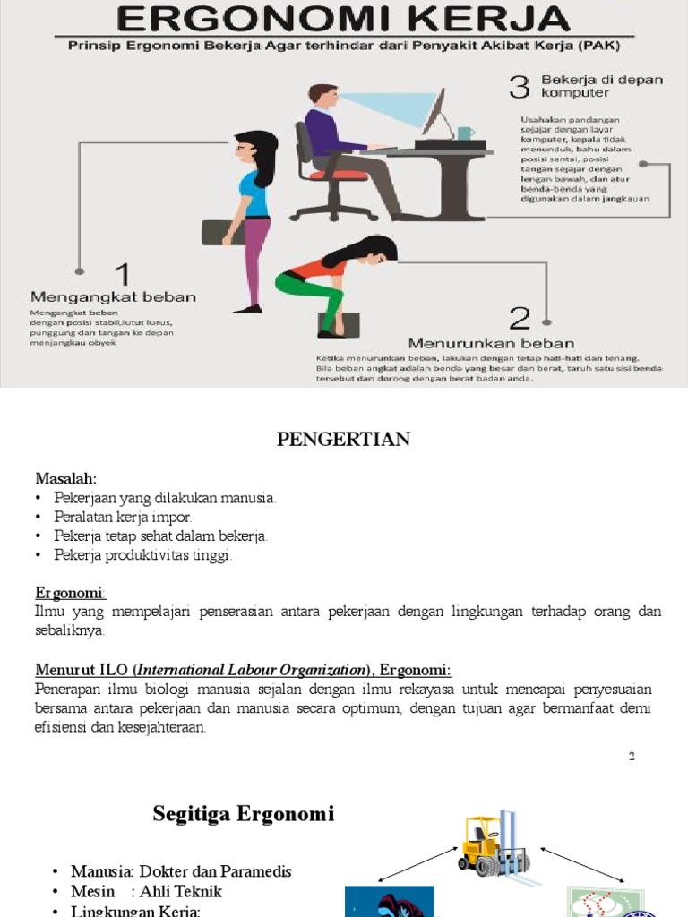 Ergonomi Kerja Oke | PDF