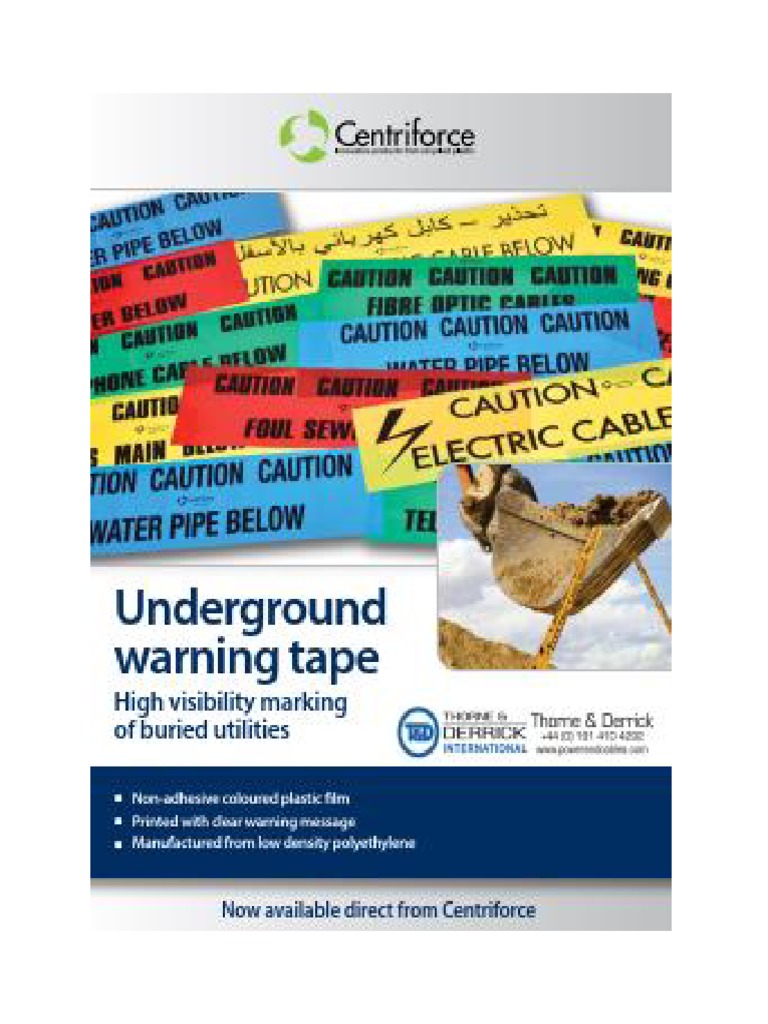 Underground Warning Tapes | PDF