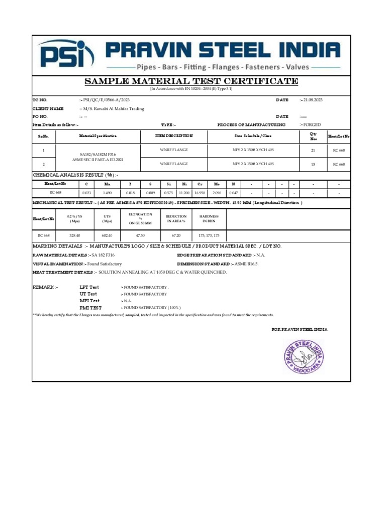 Mtc Flanges Pdf