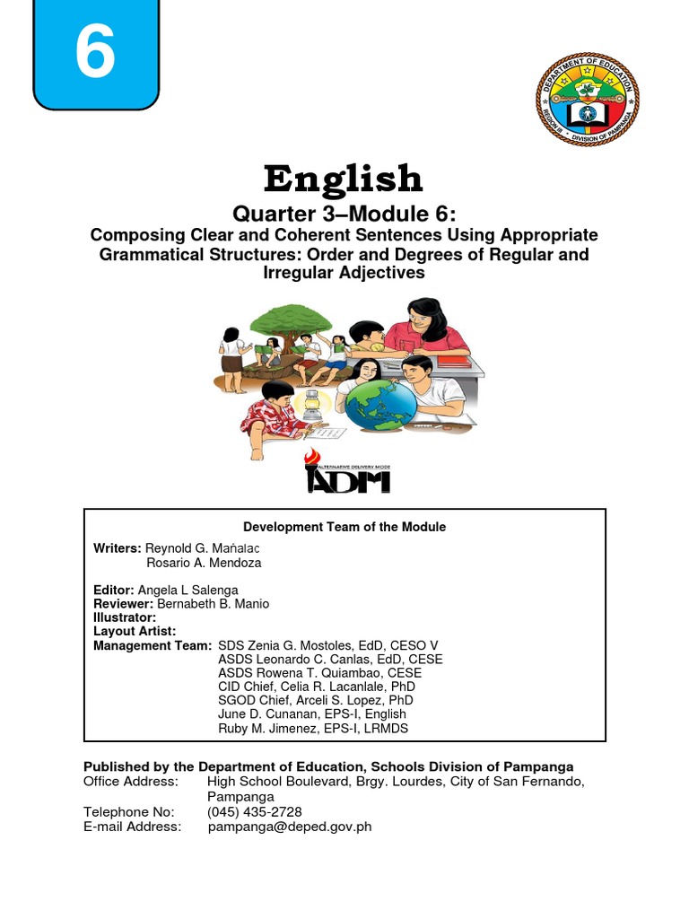 English: Quarter 3 - Module 6 | PDF