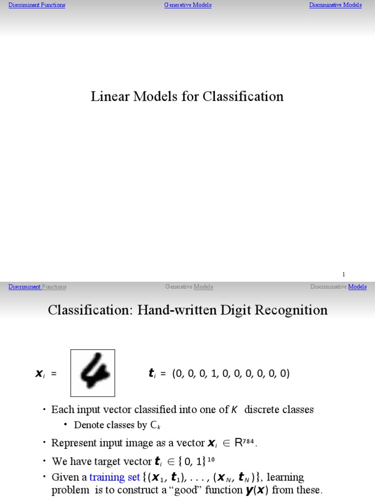 Discriminant Generative Discriminative Models Pdf