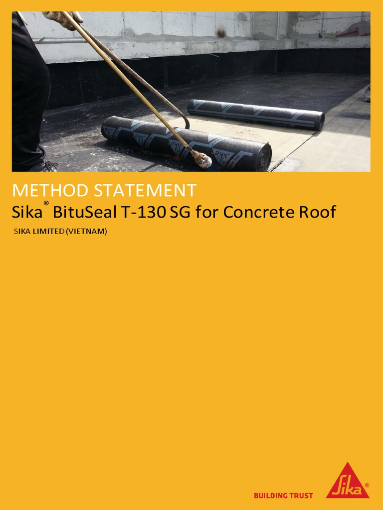 MS_Sika BituSeal T-130 SG for Concrete Roof | PDF