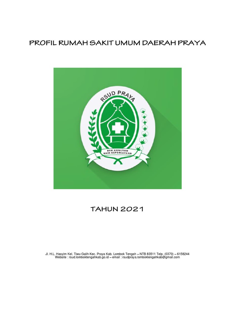 Profil Rsud Praya 2021 | PDF | Sains & Matematika
