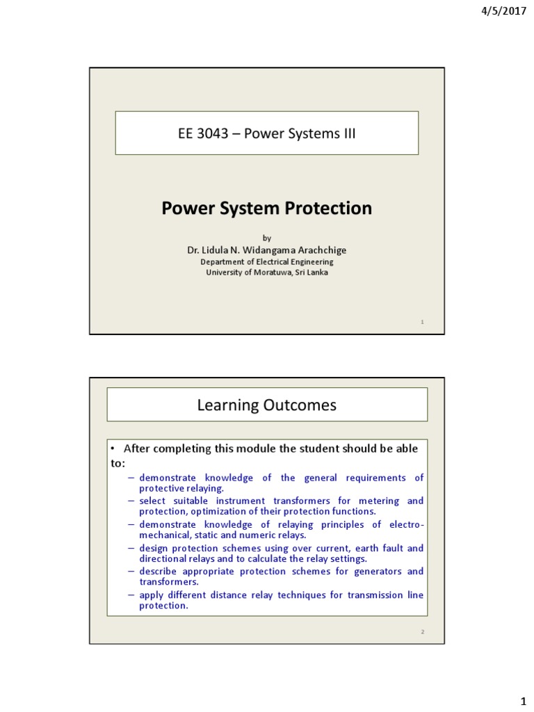 Protection 1-Introduction | PDF | Relay | Reliability Engineering Protection 1-Introduction | PDF | Relay | Reliability Engineering