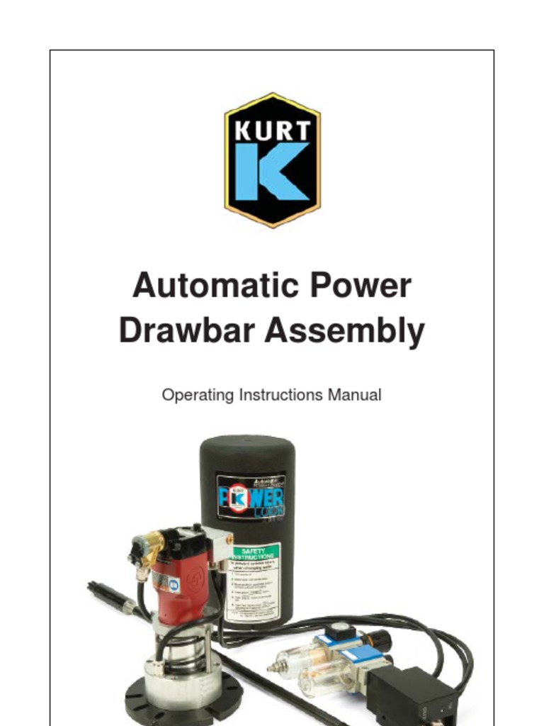 Automatic Drawbar Manual | PDF | Manufactured Goods | Tools