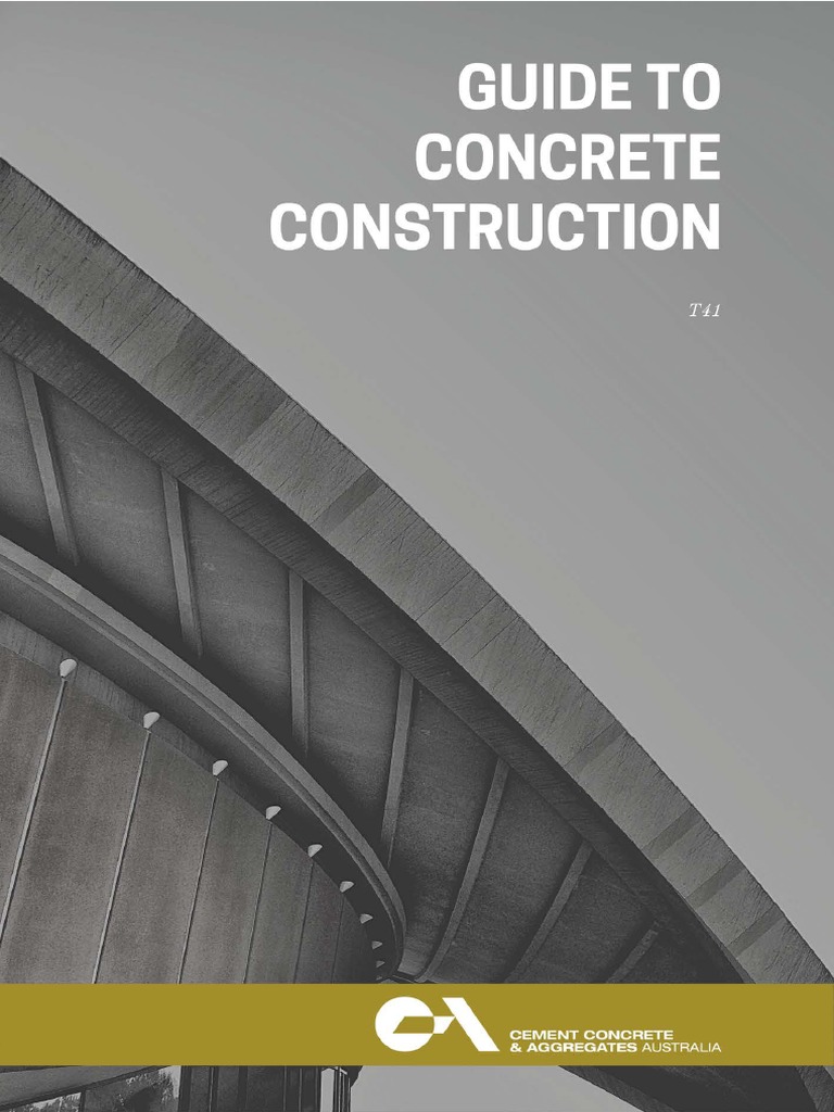 Complete Guide To Concrete Construction 2020 Edition | PDF