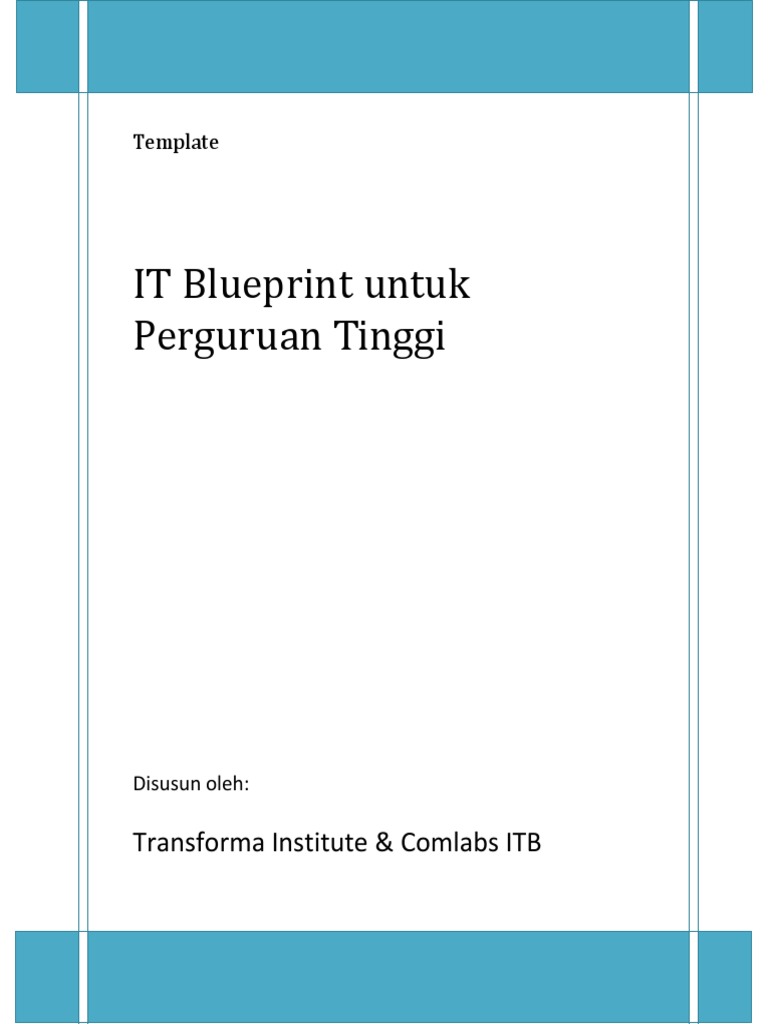 7 - Template IT Blueprint PT1 | PDF | Seni | Teknologi & Rekayasa