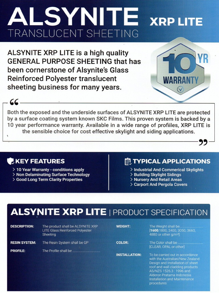 Alsynite XRP Lite | PDF
