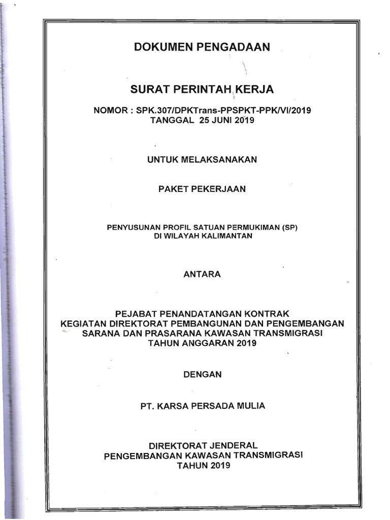 Penyusunan Profil SP Kalimantan | PDF