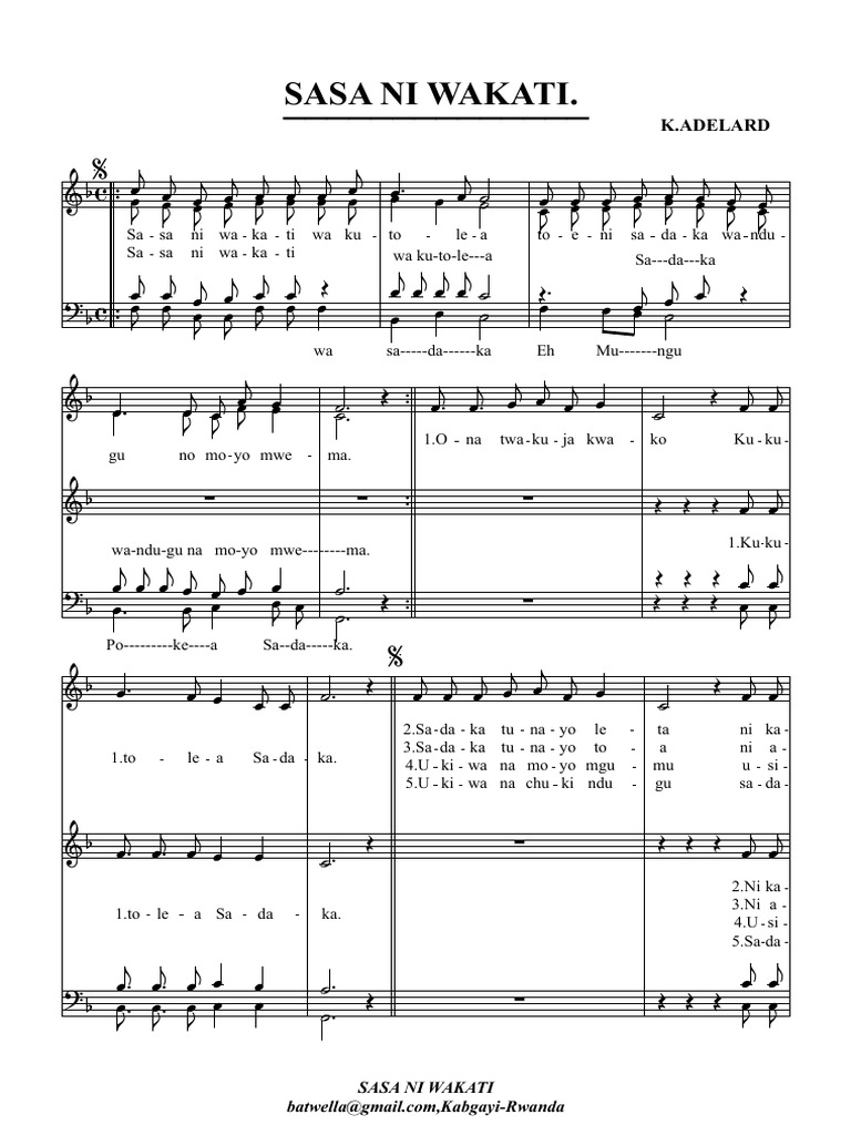 Sasa Ni Wakati-1-1 | PDF