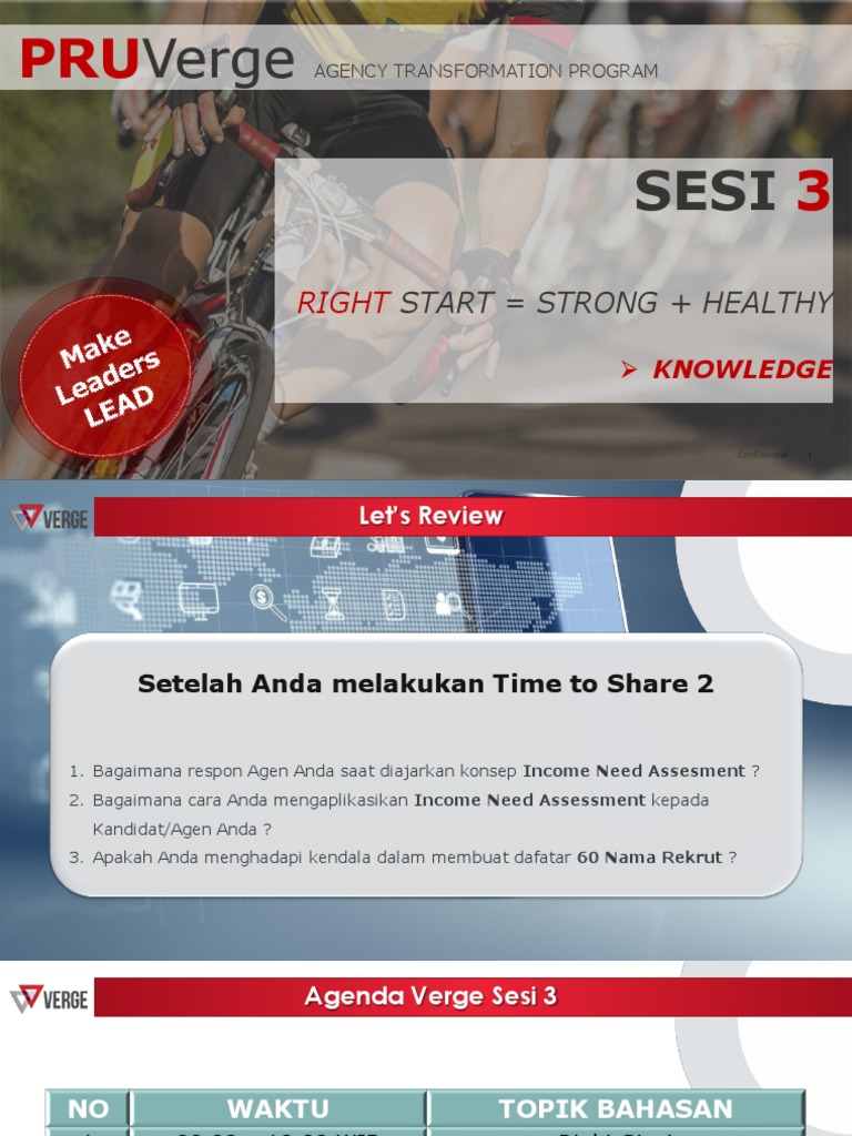 Verge AAD 2023 - SESI 3 (Right Start - Knowledge & Attitude) | PDF