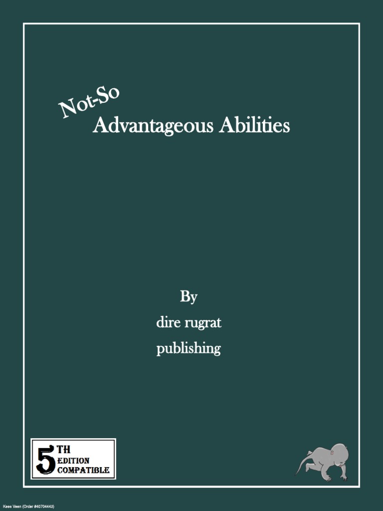 Advantageous Abilities | PDF Advantageous Abilities | PDF